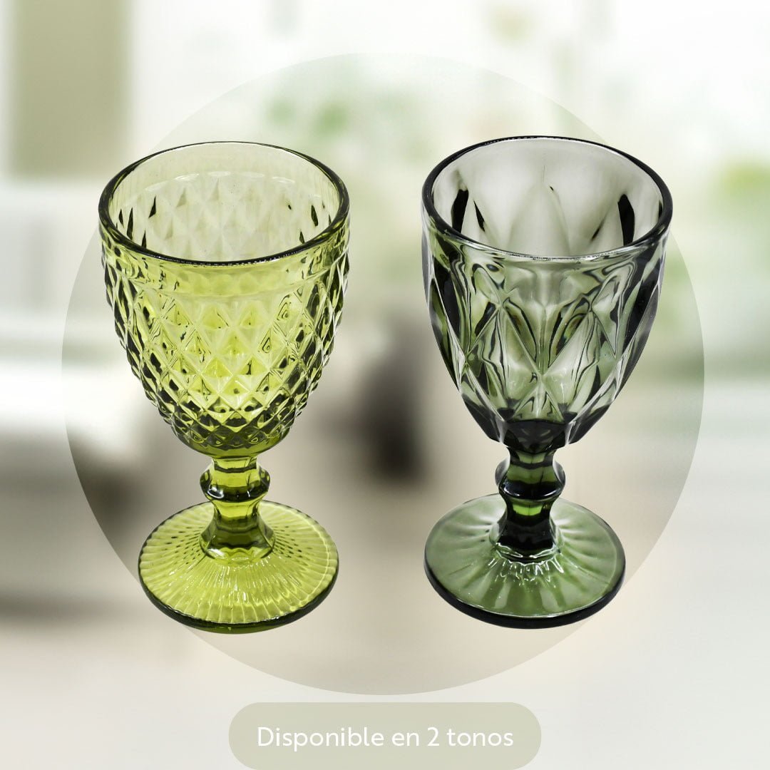 Set X 6 Copas Paris - ESTILO DECO