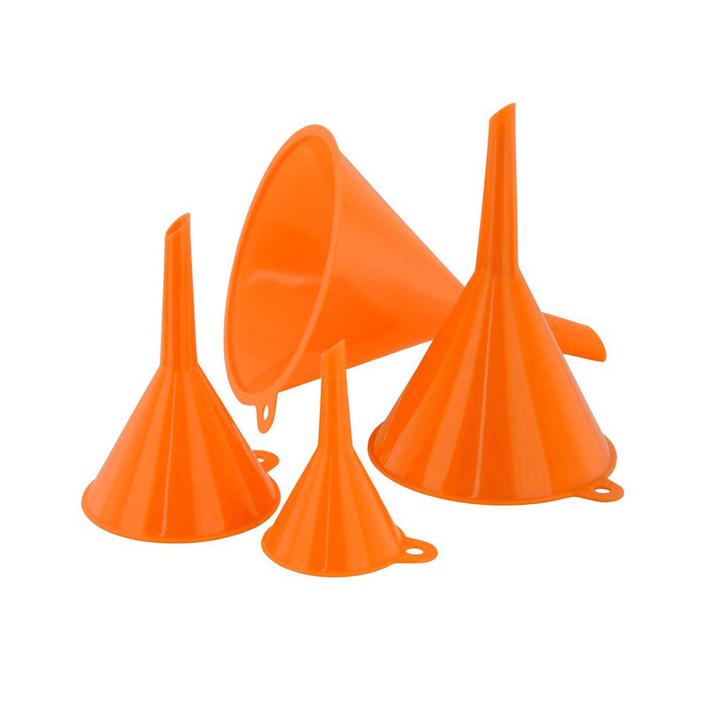 Embudo 4pz De Plastico - ESTILO DECO
